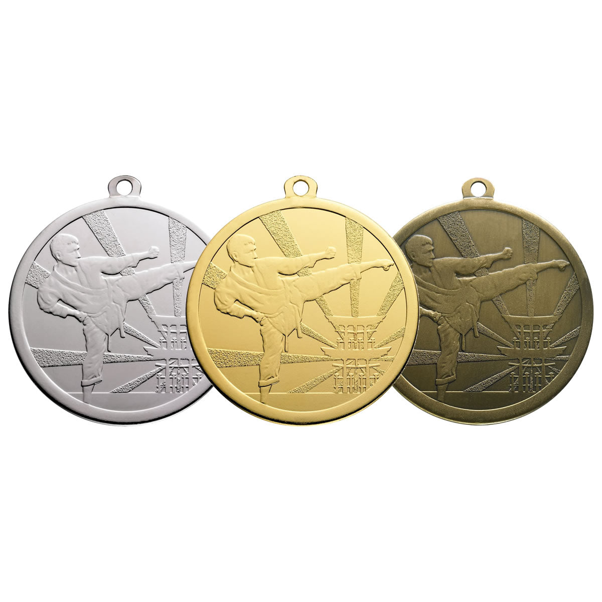 Martial Arts Medal Gold - 70mm – North East Trophies