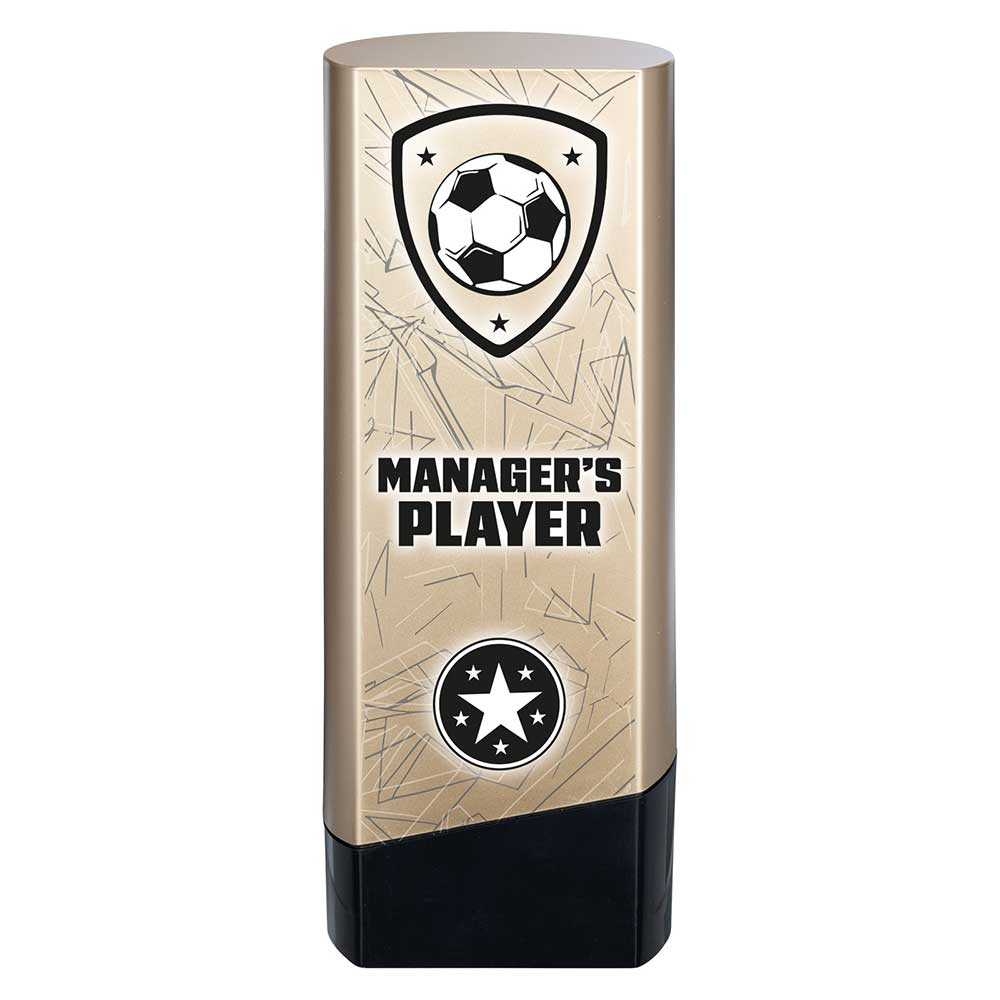 Prime Heavyweight Managers Player Football Award Trophy - Gold & Black ...