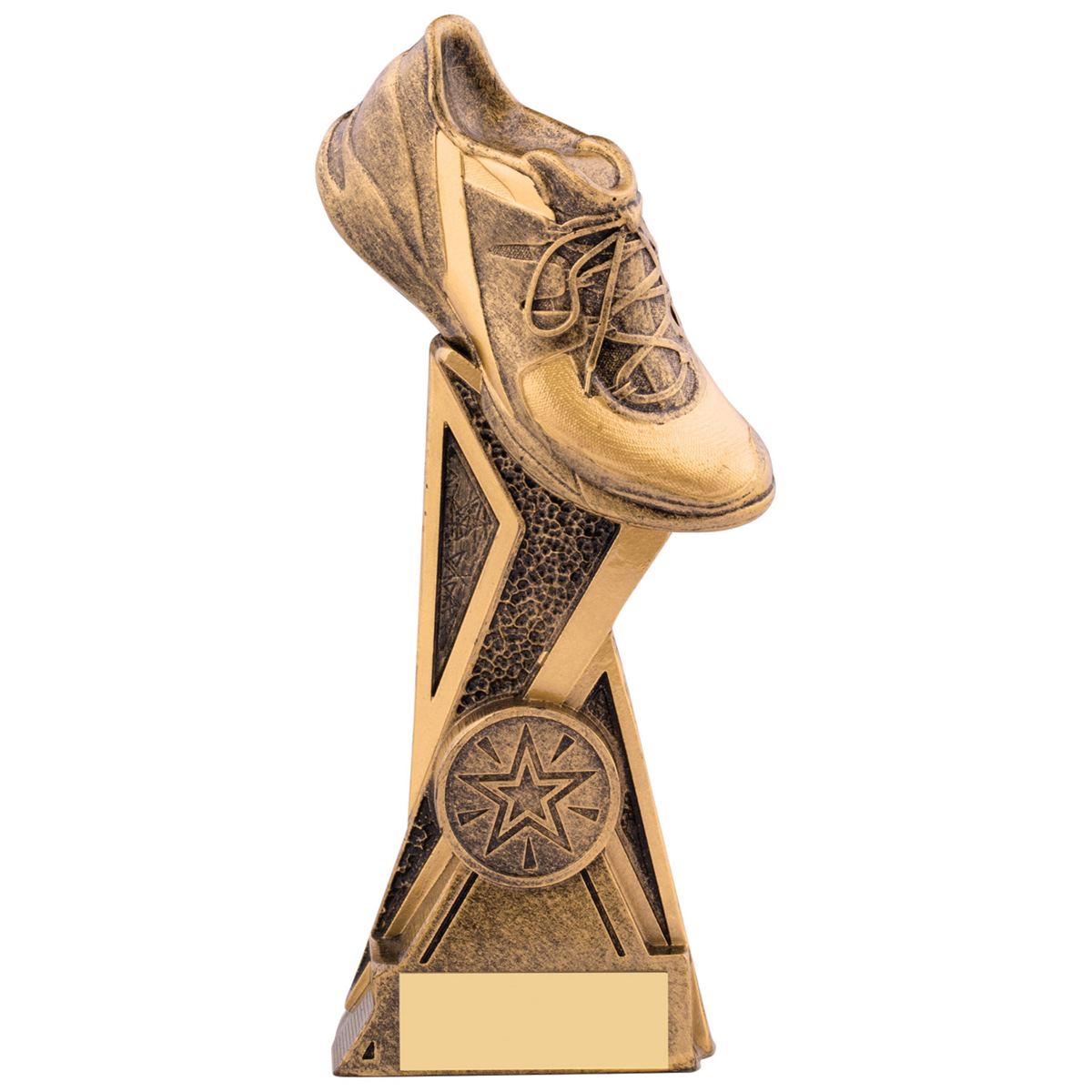 Runners Trophy Gold Running Shoe Storm Award – North East Trophies