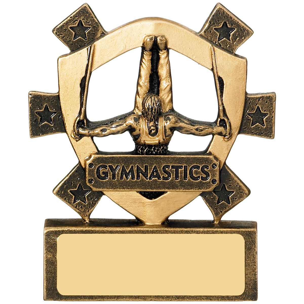 Male Gymnastics Mini Shield Trophy – North East Trophies
