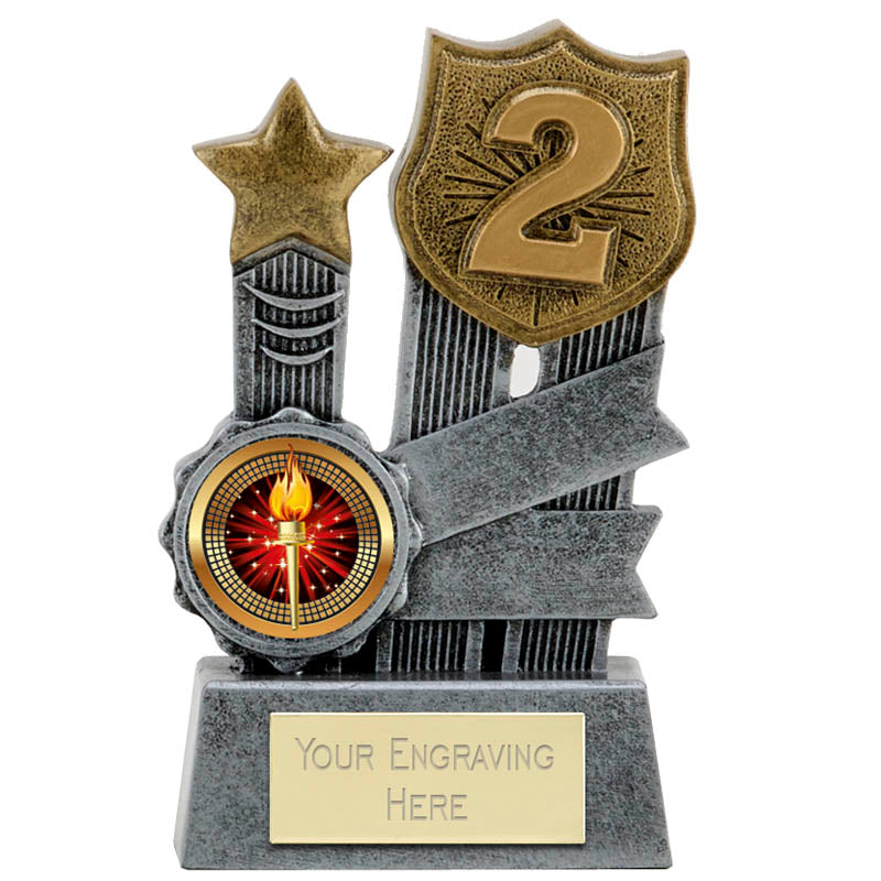 Ribbon 2nd Place Trophy Award – North East Trophies