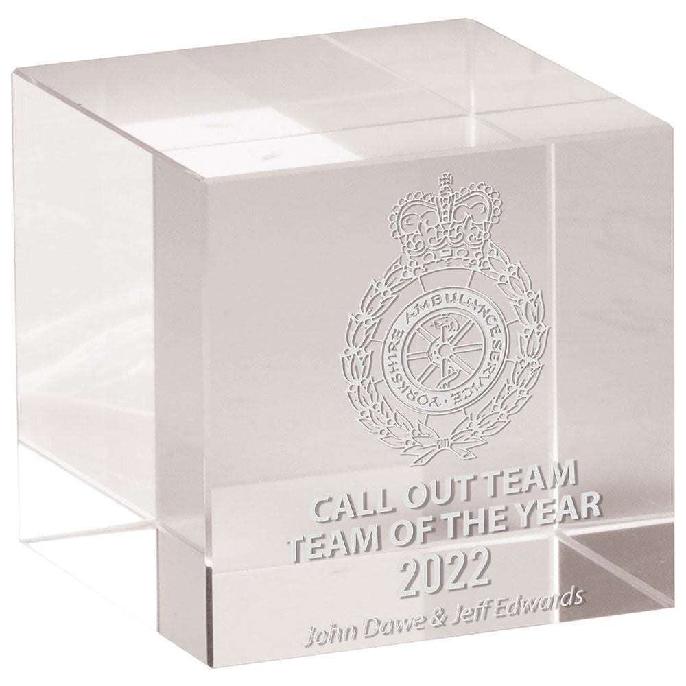 Mentor Block Crystal Award – North East Trophies