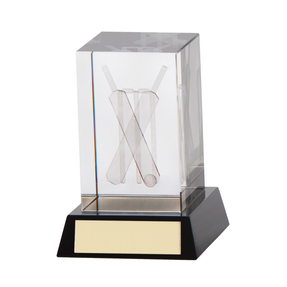 Conquest 3D Crystal Cricket Trophy Award – North East Trophies