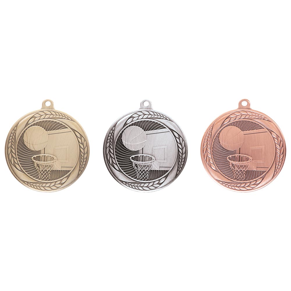 Typhoon Basketball Medal 5.5cm – North East Trophies