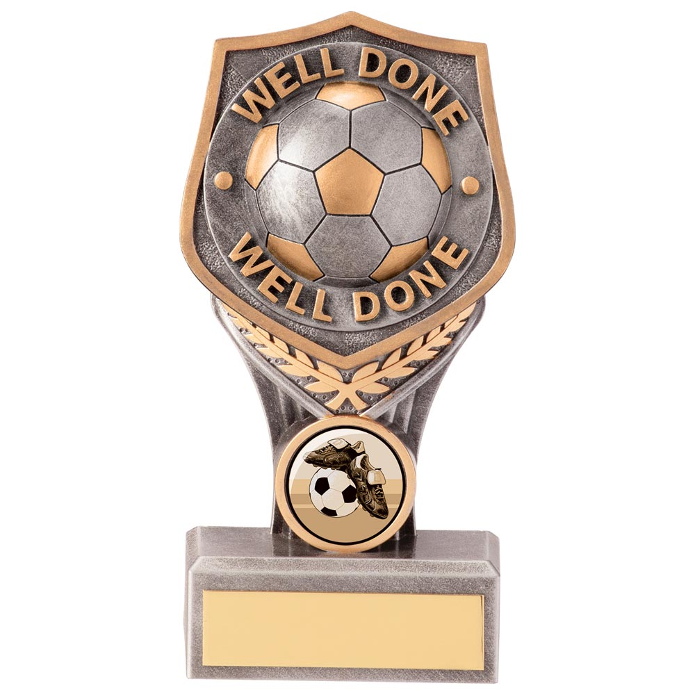 Soccer Trophy Well Done Falcon Award – North East Trophies