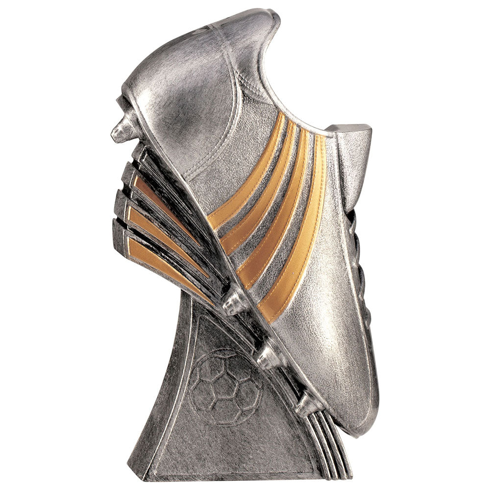 Soccer Power Boot Trophy Heavyweight Antique Silver Award – North East ...