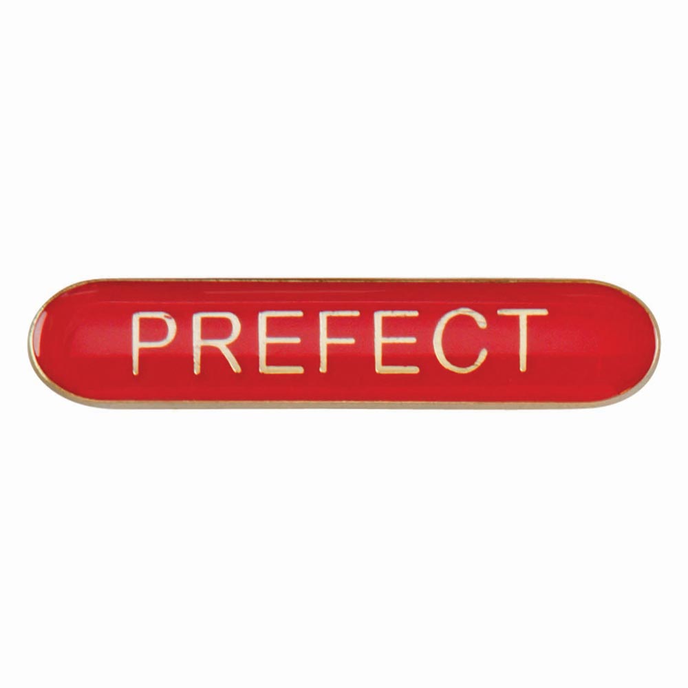 Prefect Red Bar Badge – North East Trophies